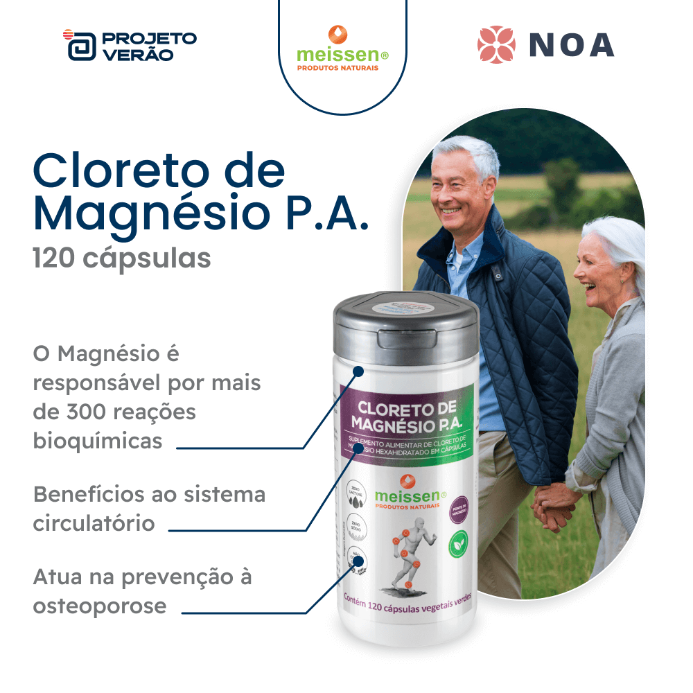 Kit 3x Cloreto de Magnésio em Cápsulas | Loja Projeto Verão - Projeto Verao